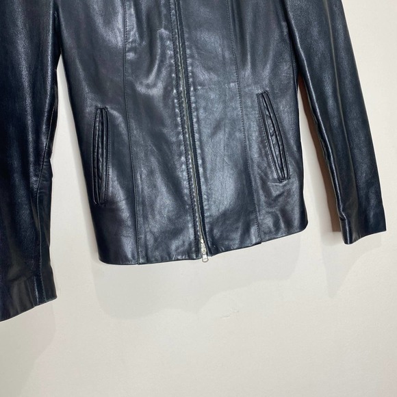 Vera Pelle | Jackets & Coats | Vera Pelle Black Leather Jacket For ...